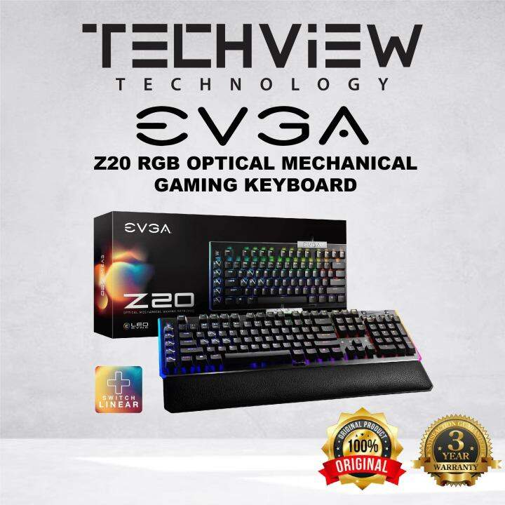 EVGA Z20 RGB Optical Mechanical Gaming Keyboard [Optical Mechanical Switches] | Lazada