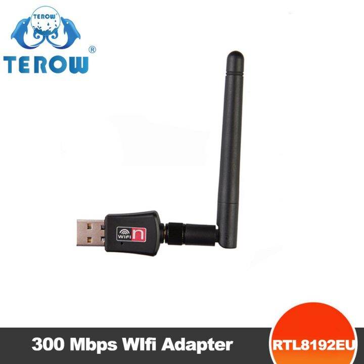 TEROW 300 Mbps USB WIFi Adapter/USB2.0 wireless network card With RTL8192EU External 2DBI ...