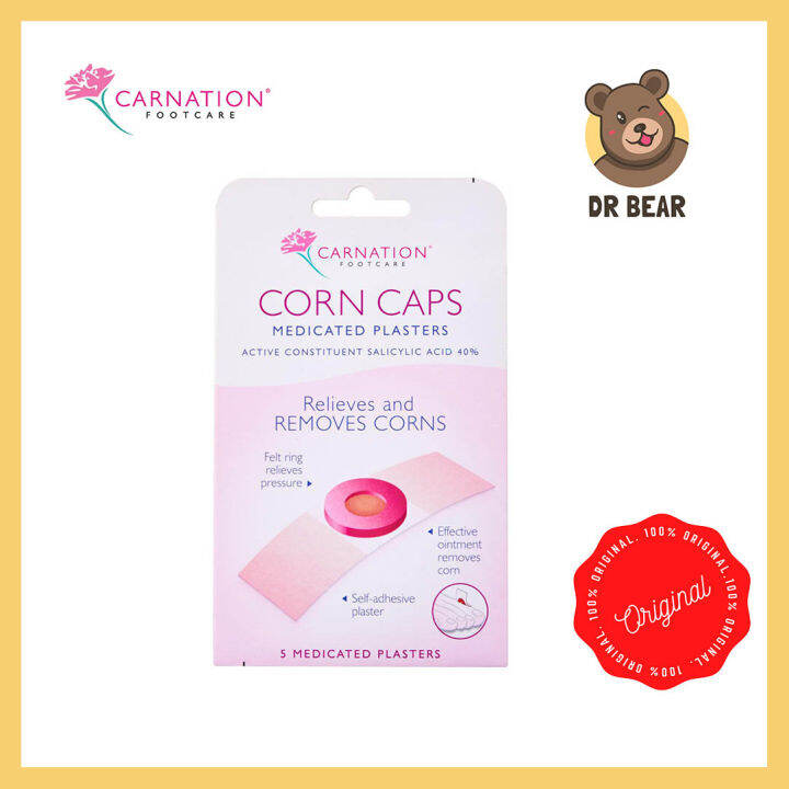 Carnation Corn Caps 英国石竹花标除鸡眼药 Plaster Kematu Berubat 5s | Lazada