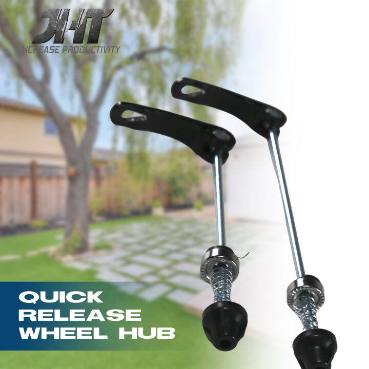 Baut QR AS roda sepeda Depan+Belakang - Hitam Quick Release wheel hub ...