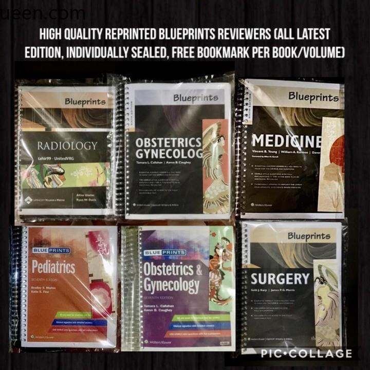 【READY STOCK】 ⊿SALE Blueprints Reviewers Surgery Pedia Pediatrics Internal Medicine OB-gyne ...