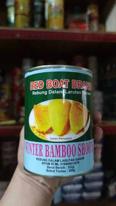 Winter Bamboo Shoot Red Boat Rebung Dalam Larutan Garam 552 gr Kaleng ...