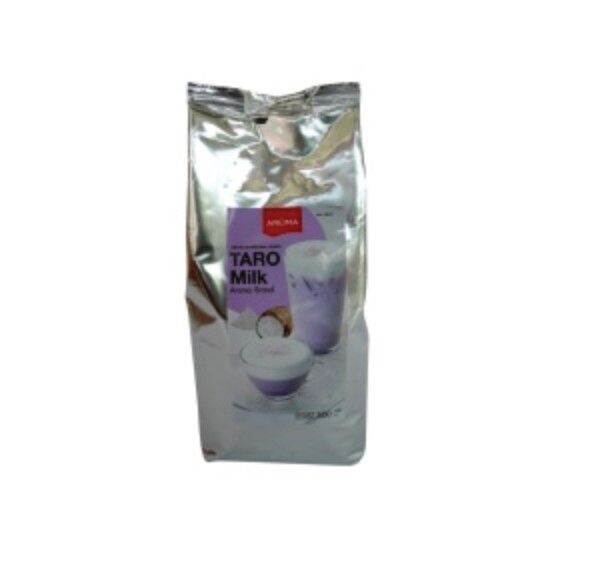เครื่องดืมชนิดผงปรุงสำเร็จ รสเผือก ผงทาโร่ อโรม่า Taro Milk 500 กรัม ...