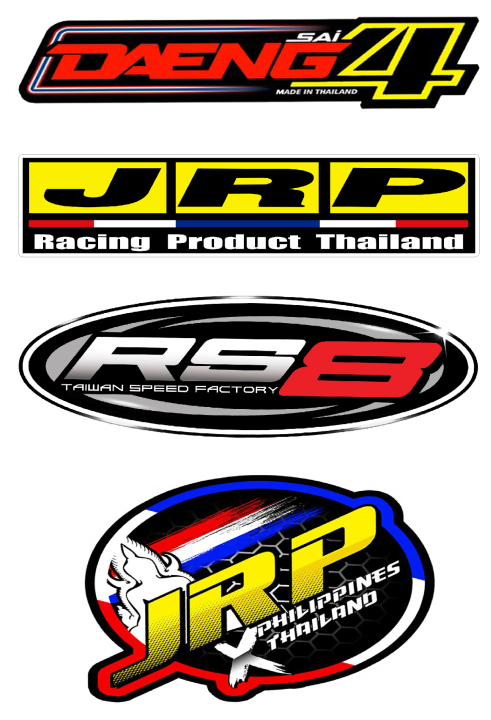 JRP RS8 DAENG4 Motorcycle Sticker Car Sticker Vinyl Glossy | Lazada PH