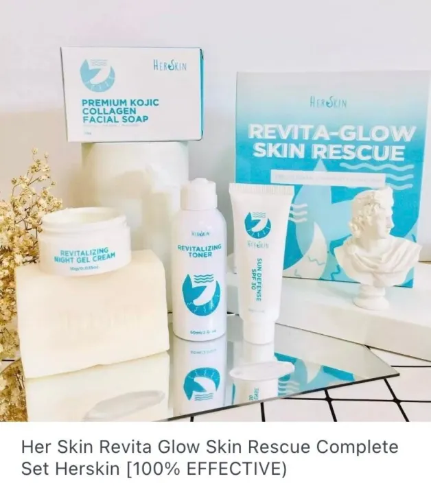 HER SKIN Revita-Glow Skin Rescue Kit HerSkin Rejuvenating Set by Kath ...