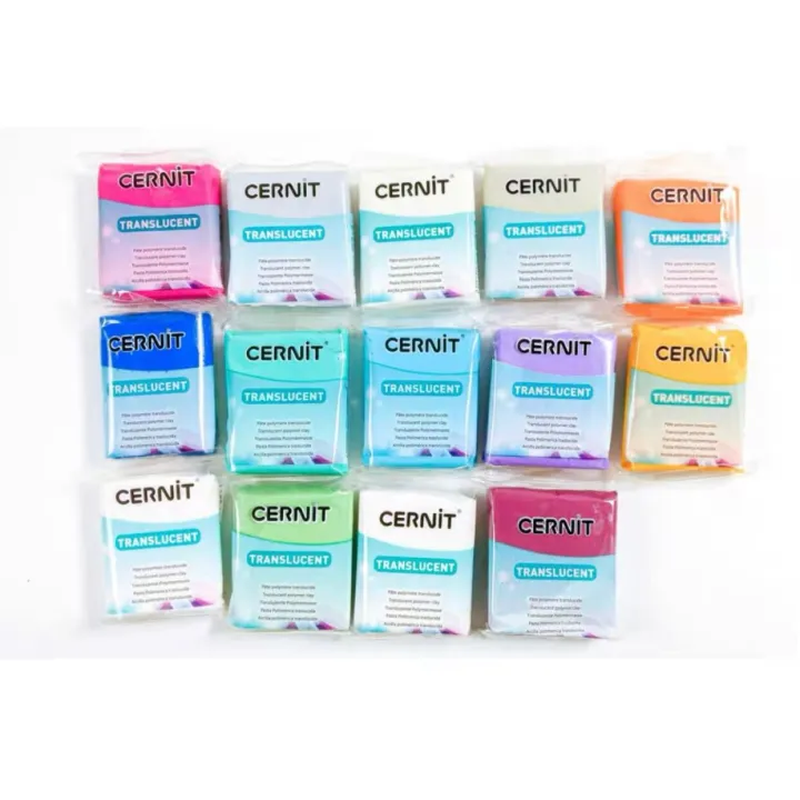 56G/2Oz CERNIT Translucent Polymer Clay Professional Soft Oven Baking ...