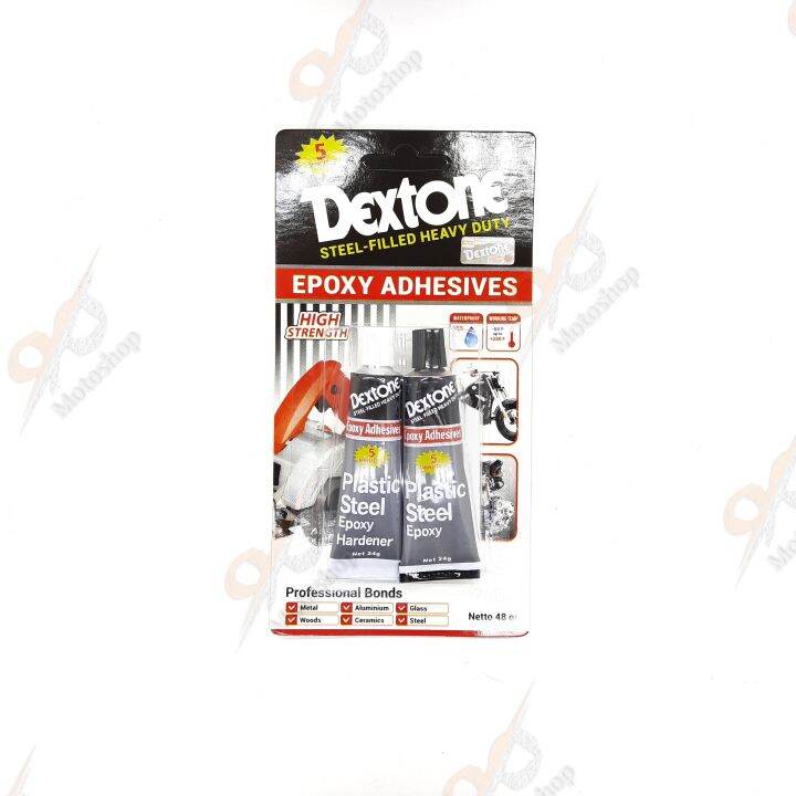 Lem Dextone Besi 5 Menit Epoksi 48 Gram Campur Lem Epoxy Kaca Besi ...