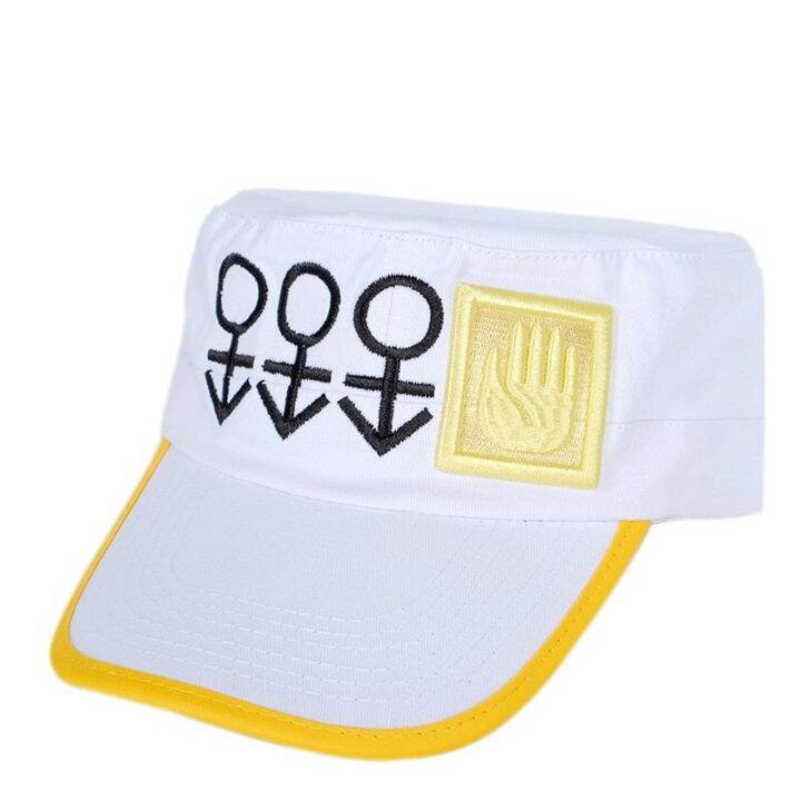 Anime JoJo's Adventure Cosplay Cap Jotaro Kujo Joseph Hat Caps Hats ...