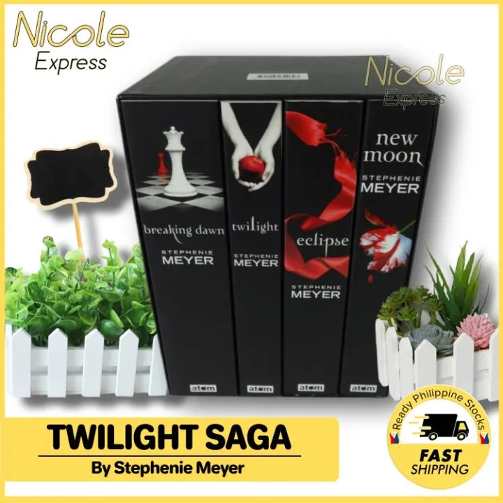 Twilight Saga Collection Book, 1-4 Series Set, Love and Romance Fantasy ...
