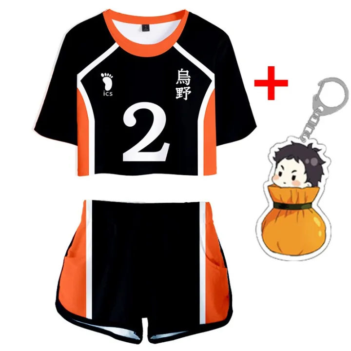 Haikyuu!! Karasuno High School Uniform Jersey No.10 Cosplay Hinata ...