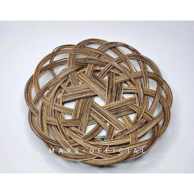 PIRING LIDI ROTAN PIRING RINGAN PIRING ROTAN ALAS MAKAN - MARS STORE ...