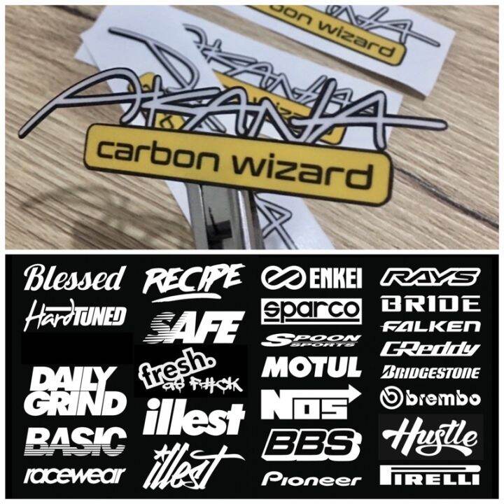 【factory outlet】 AKANA CARBON WIZARD STICKER(waterproof)Decal Sticker ...