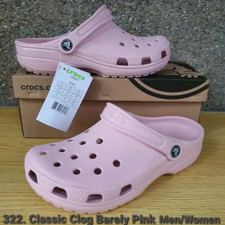 Crocs 322. Classic Clog Barely Pink MEN/WOMEN Made in Vietnam | Lazada PH