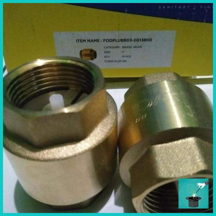 TOSSEN TOSEN TUSEN TUSSEN KLEP KUNINGAN ONDA VALVE 1" 1INCH 1 INC INCH ...