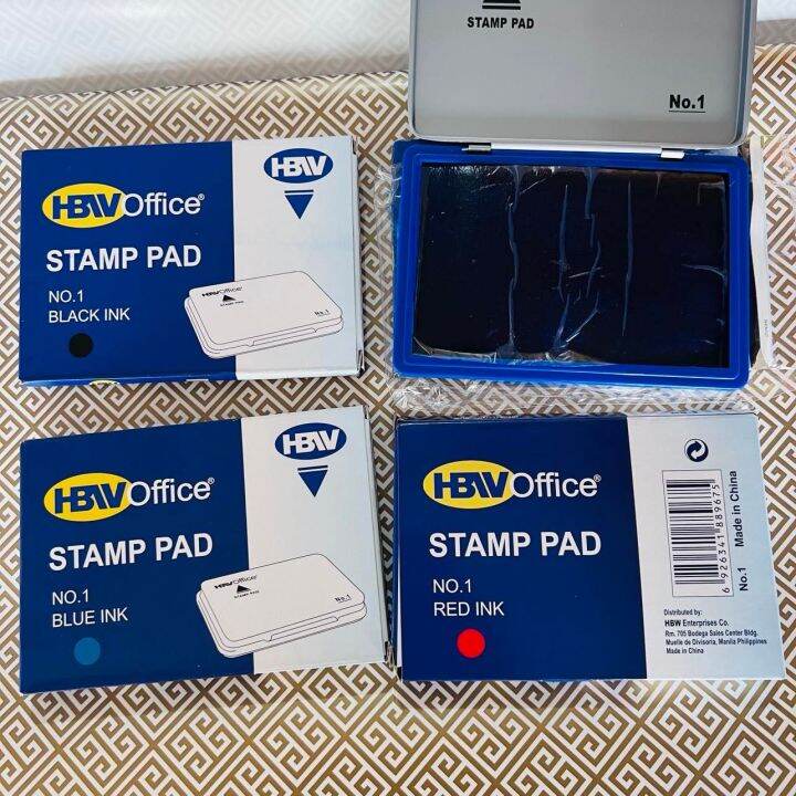 HBW Office STAMP PAD No. 1 (5.5 inches x 4 inches) | Lazada PH