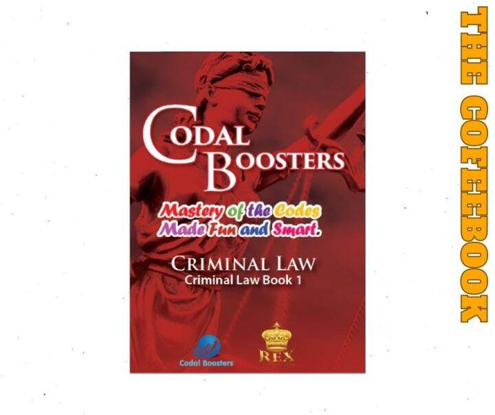 Codal Booster for Criminal Law Book 1 and 2 by Rebecca Ofalsa (2022 ...