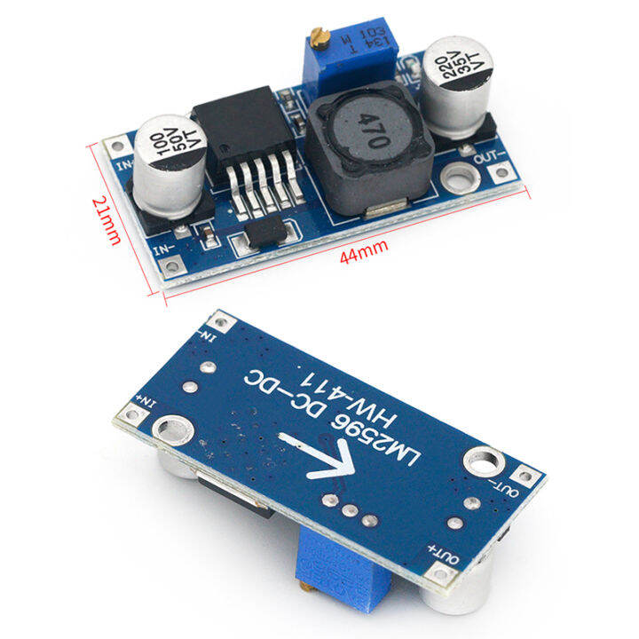Cyang 3A Adjustable Step-Down Module DC-DC Buck Converter Adjustable ...