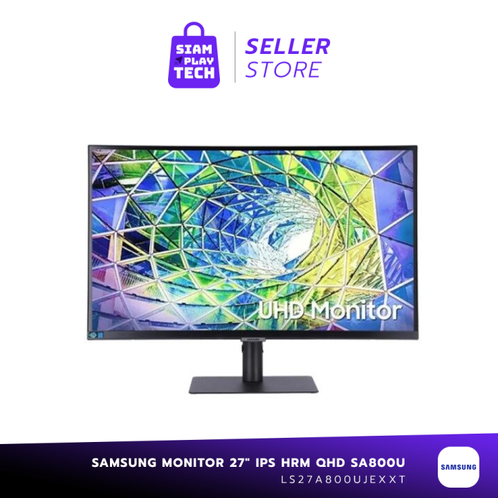 SAMSUNG MONITOR 27" รุ่น LS27A800UJEXXT IPS HRM 4K SA800U (หน้าจอ ...