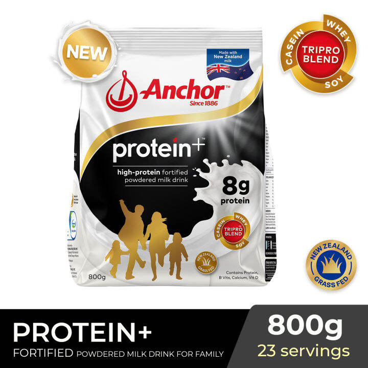Anchor Protein Plus Milk Powder Plain 800g | Lazada PH