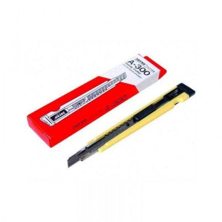 Cutter Kecil Joyko A-300A - Pemotong Kertas Kardus Silet Tajam | Lazada ...