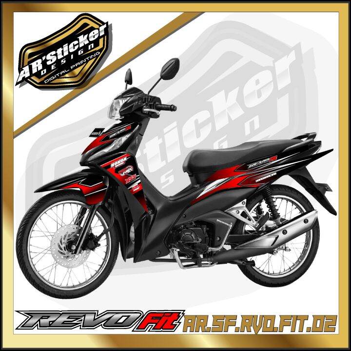 Revo Sticker Striping Revo FI new - Stiker Motor Keren Setiker REVO FIT ...