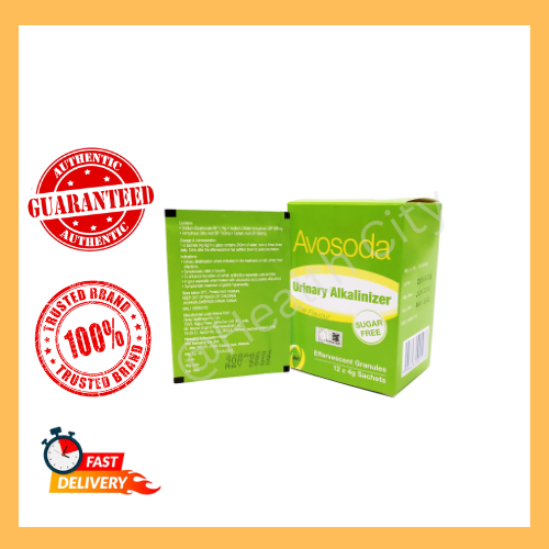 Avosoda Urinary Alkalizer 12's X 4g | Lazada
