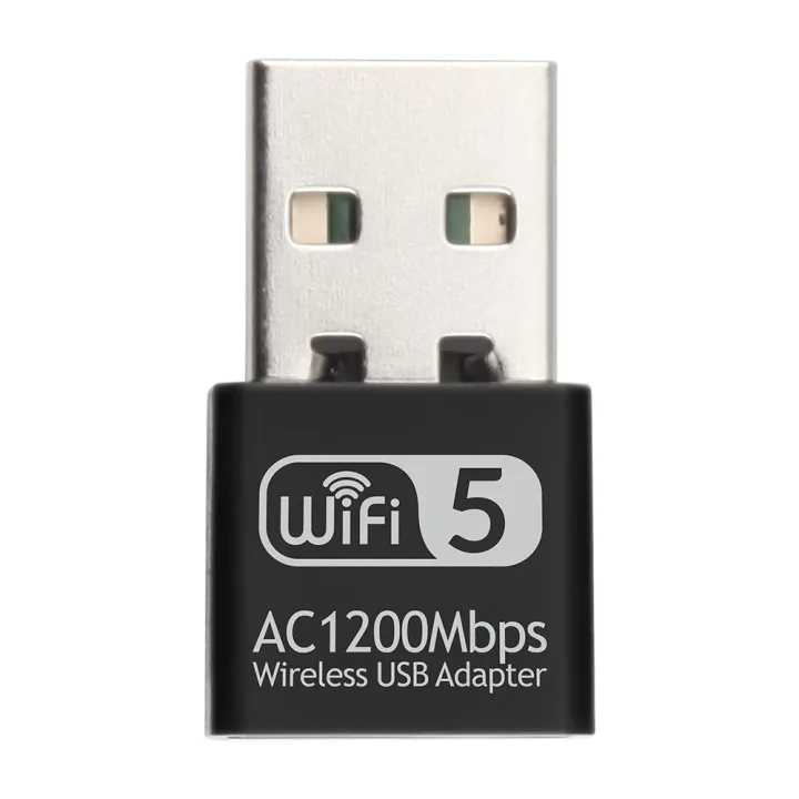USB3.0 1200Mbps Wifi 5การ์ดเครือข่าย Mini Wireless USB Adapter Receiver ...