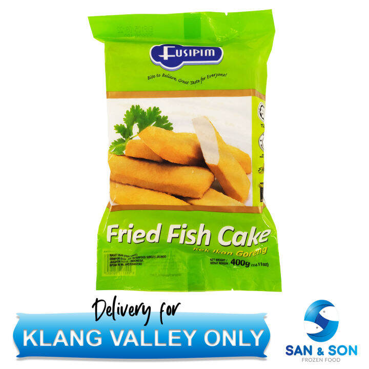 Fusipim Fried Fish Cake 400g Kek Ikan Goreng steamboat stimbot San and ...