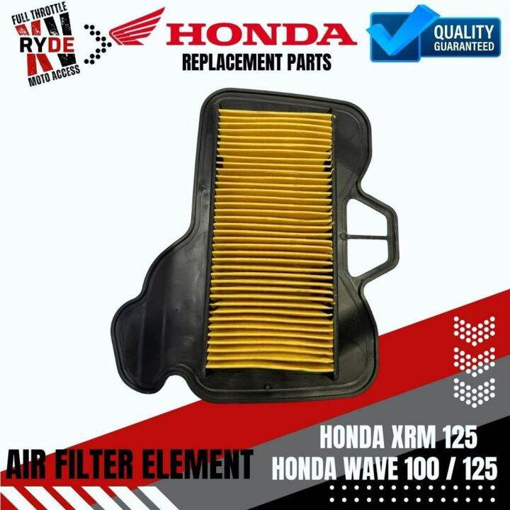 AIR FILTER ELEMENT for Honda XRM 125 / Wave 100 / 125 Trinity | Lazada PH