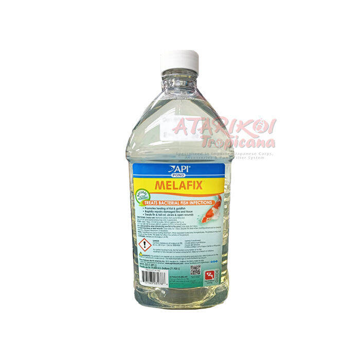 API Pondcare Melafix - 64FL OZ (1.89 L) Treats bacterial fish ...
