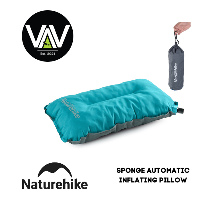 NATUREHIKE Sponge Automatic Inflating Pillow | Lazada