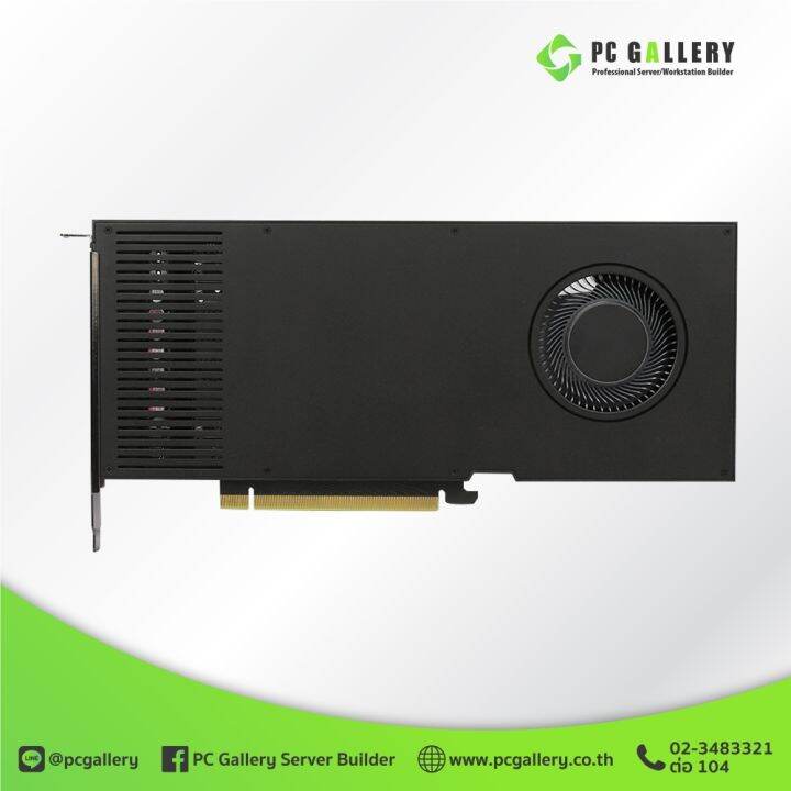 การ์ดจอ VGA NVIDIA LEADTEK QUADRO RTX A4000 16GB GDDR6 Single Slot GPU ...