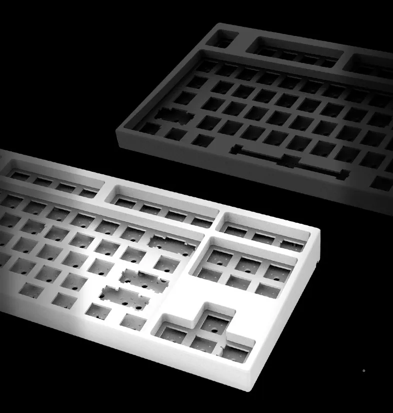 1STPLAYER UNI-Q TKL 87 KEYS RGB HOT SWAP MECHANICAL KEYBOARD KIT Black ...