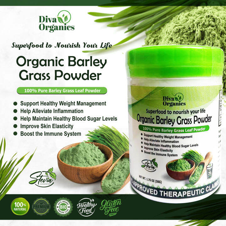 Organic Barley Grass Powder 50g | Lazada PH