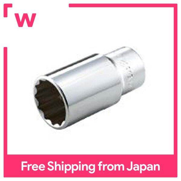 TONE Deep Socket (Hexagonal 12) 4D-34L Drive 12.7mm(1/2) Width across ...