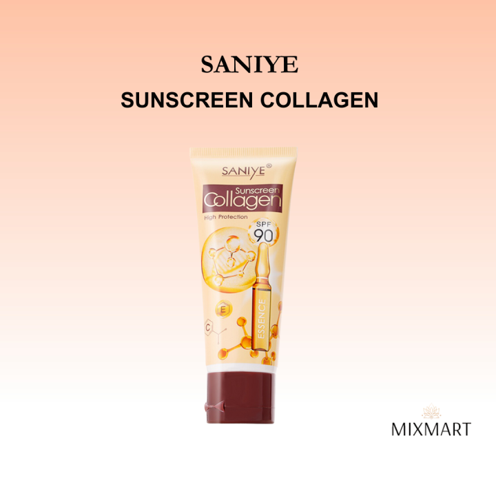SANIYE Sunscreen Collagen Whitening Moisturizing High Protection SPF90 | Lazada PH