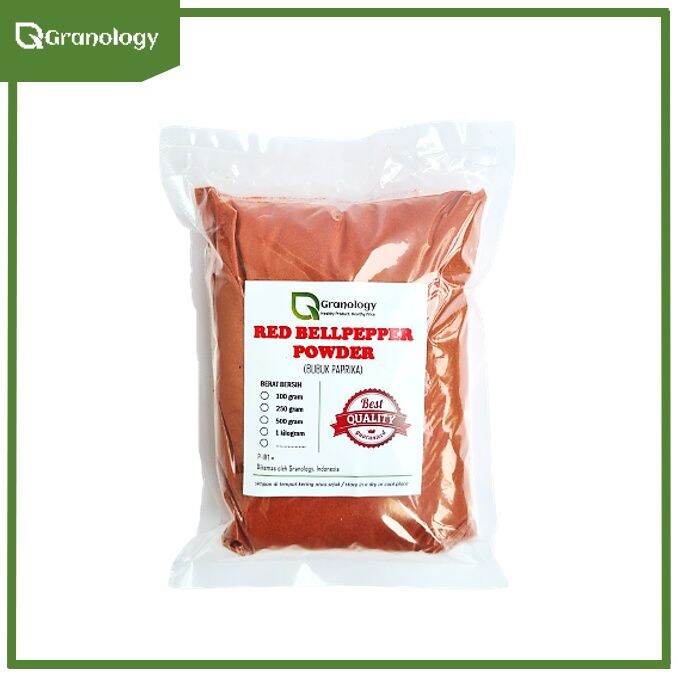 Paprika Bubuk / Pure Bell Pepper Powder (500 gram) by Granology ...