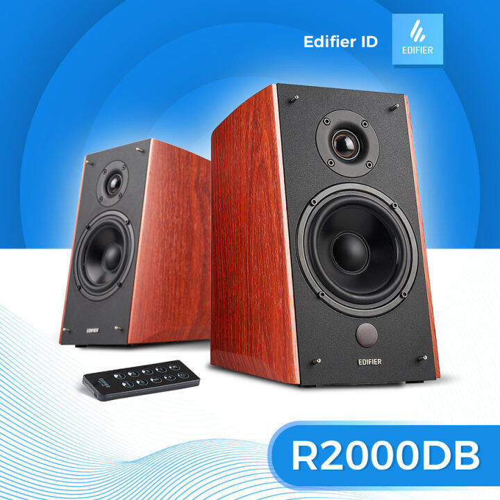 Edifier Active 2.0 Bluetooth Bookshelf Speaker Set - R2000DB | Lazada ...