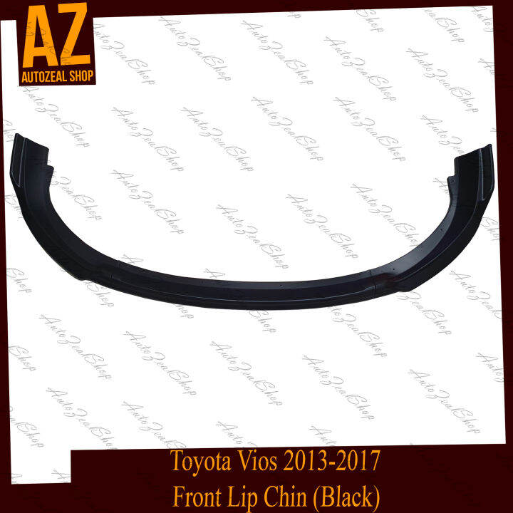 Toyota Vios 2013-2017 Bumper Front Lip Chin Body Kit (Black) | Lazada PH