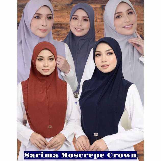 Sarima moscrepe crown saiz L | Lazada