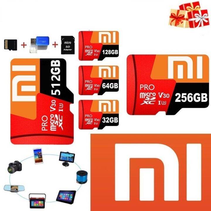 Xiaomi High-Speed micro sd 16gb 32gb 64gb 128gb 256gb class 10 tf Card ...