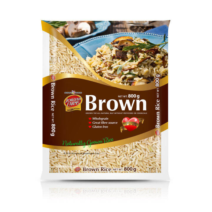 JORDAN FARMS BROWN RICE 800G | Lazada PH