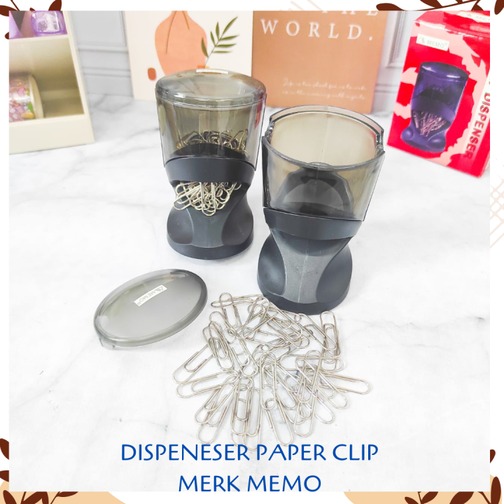 DISPENESER PAPER CLIP (DAPAT PAPER CLIP NYA JUGA) MERK MEMO TEMPAT ...