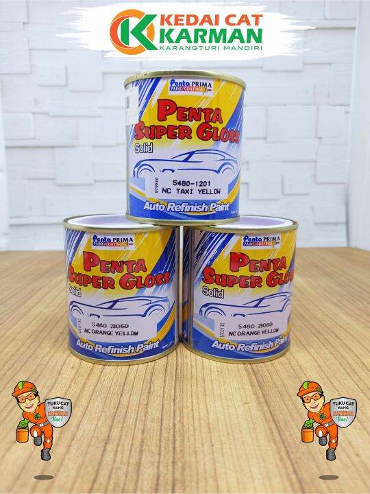 CAT DUCO PENTA SUPER GLOSS GLOSS - NC GLOSS SILVER LEMON YELLOW TAXI ...