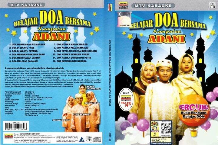BELAJAR DOA BERSAMA KUMPULAN ADANI VCD+BOOK ( ISLAM ) | Lazada