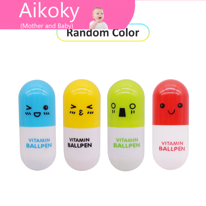 Capsule Telescopic Pill Pen ballpoint pen Signature pen Children's ...