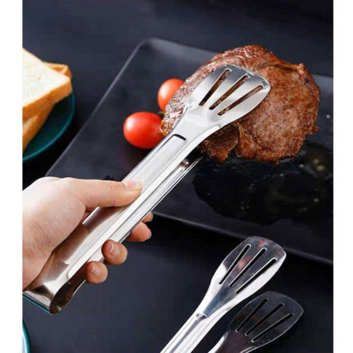 MM - NEW Alat Capitan Makanan Stainless Steel - Capit Gorengan Makanan ...