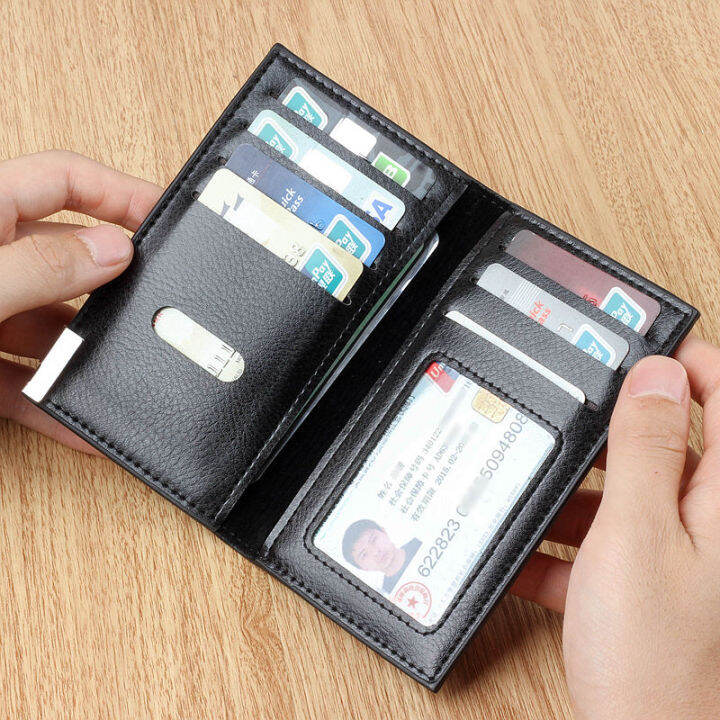 Men's Driver's License Anti-Degaussing Driving License Wallet Card ...