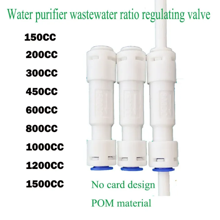 300CC 450CC 800CC 1500CC RO water system wastewater flow regulator ...