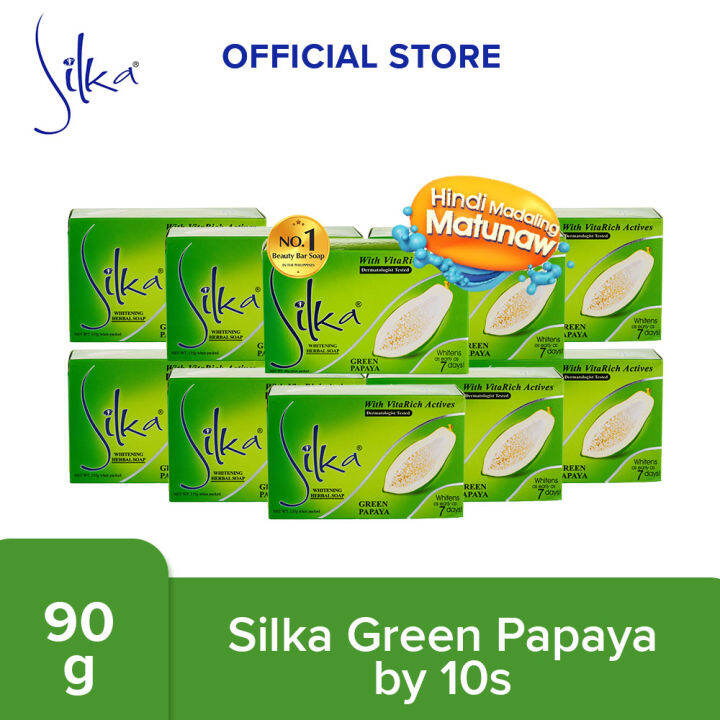 Silka Green Papaya 90g by 10's | Lazada PH